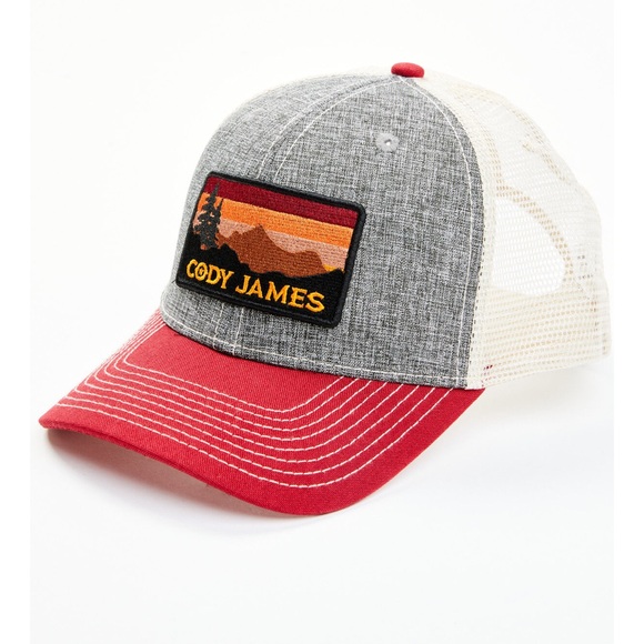 Cody James | Accessories | Cody James Red And Gray Trucker Hat | Poshmark